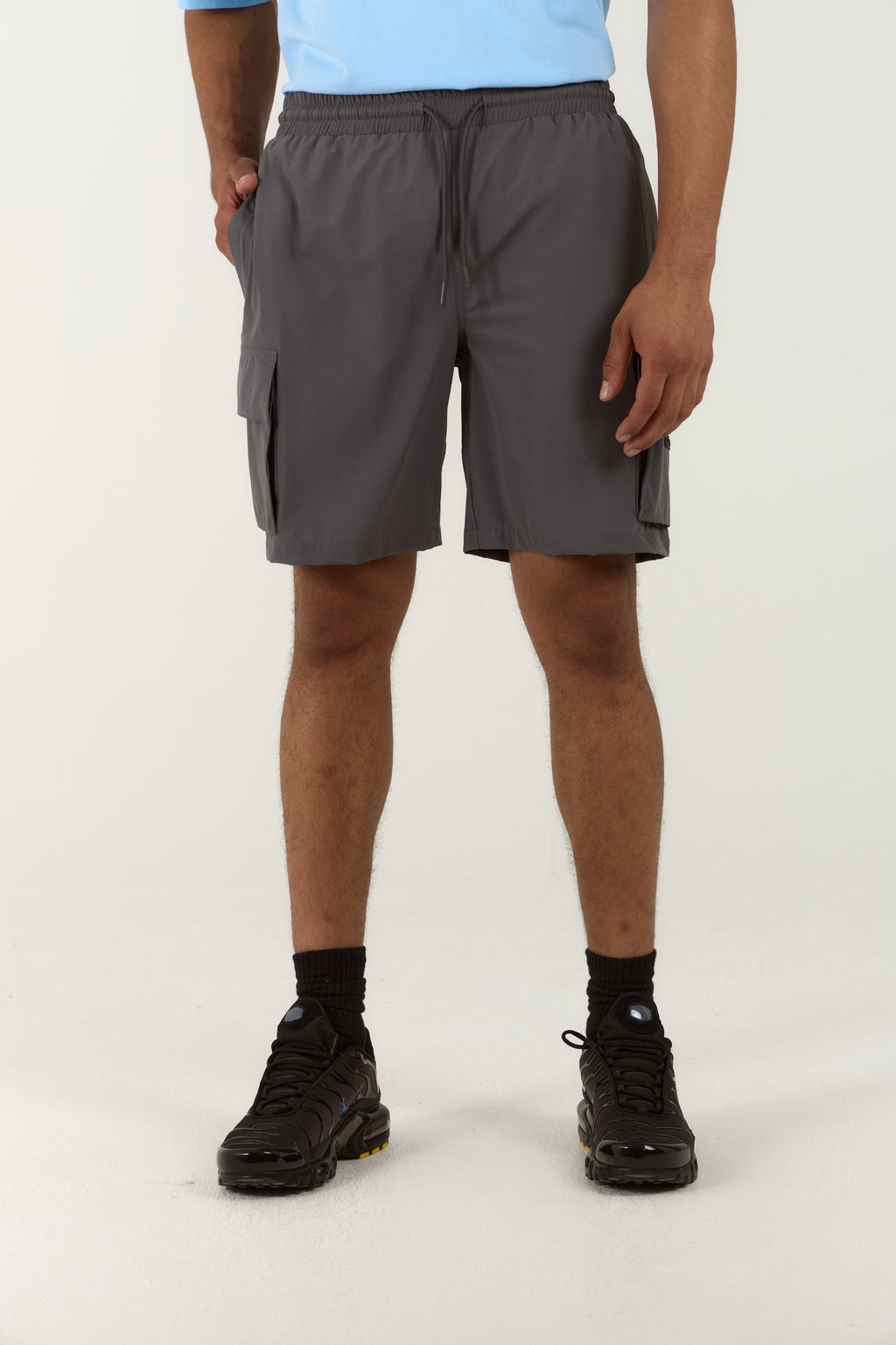 Travelli Cargo Shorts Charcoal – Street Cartel Official